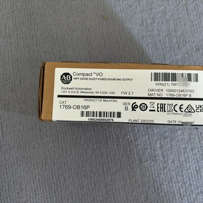议价1769-OB16P 紧凑型数字输模块 实物图拍摄现可维修
