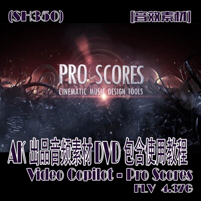 (SH350)AK出品音频素材DVD包含使用教程 FLV 4.37G