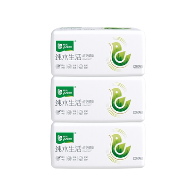 雨森加厚木浆大包家用抽纸