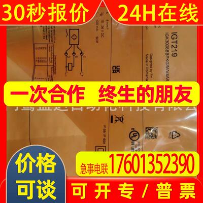 IFM  易福门接近开关IGT219 IGT204