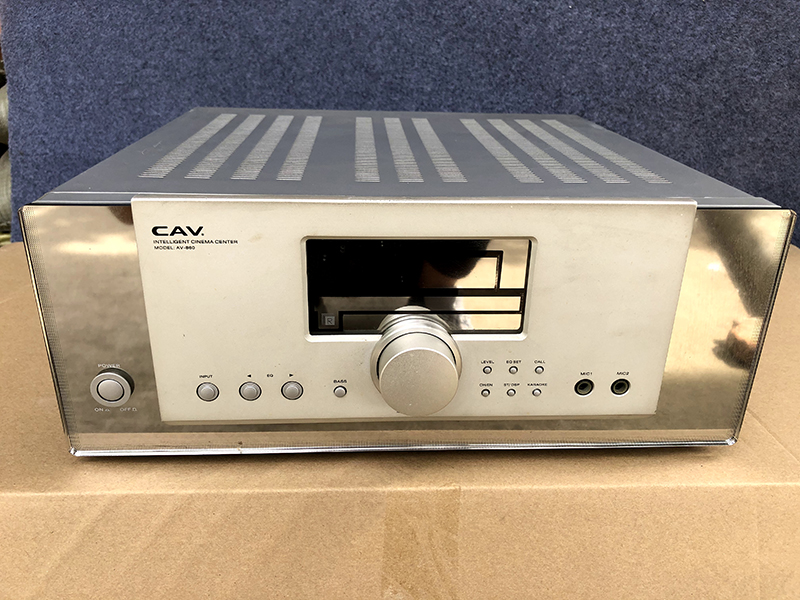 二手功放机 CAV AV860大功率屏幕带屏幕显示多声道功放机音质好_虎窝淘
