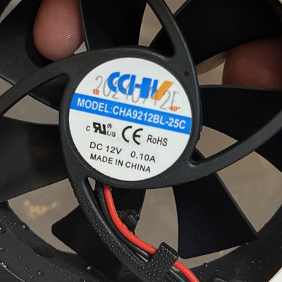 全新CHA9212BL-25C 12V 0.10A 9225 9厘米92*92*25MM机箱散热风扇
