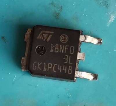 18NF03L MOS管 TO252 30V 汽车电脑板常用易损芯片三极管