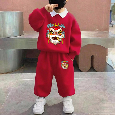 男女童新款秋装卫衣套装