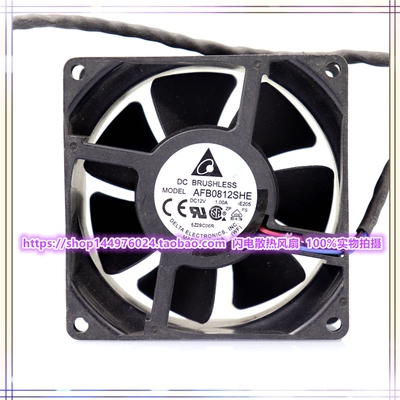 原装正品 台达/Delta 8038 12V 1.0A AFB0812SHE 服务器 散热风扇