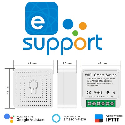DIY MINI Smart Switch Ewelink wifi RemoteSONOFF alexa google