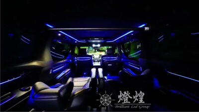 alphard30系氛围灯改装渐变灯