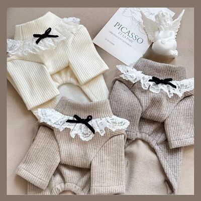 春秋新款宠物衣服秋冬比熊博美泰迪打底衫猫咪秋装