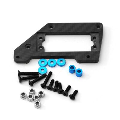 仿真模型车AxialSCX10PRO碳纤舵机座AXI03028车架舵机固定座LY47