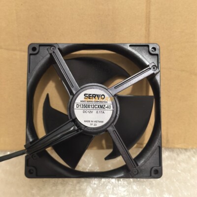 SERVO全新D1350X12CXMZ-40直流DC12V 0.17A静音冰箱冷冻散热风扇
