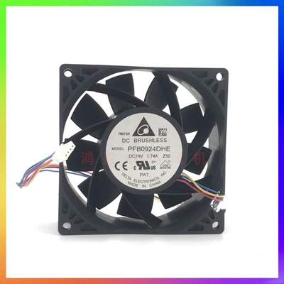 原装全新 PFB0924DHE 9CM 9038 24V 1.74A暴力大风量机箱散热风扇