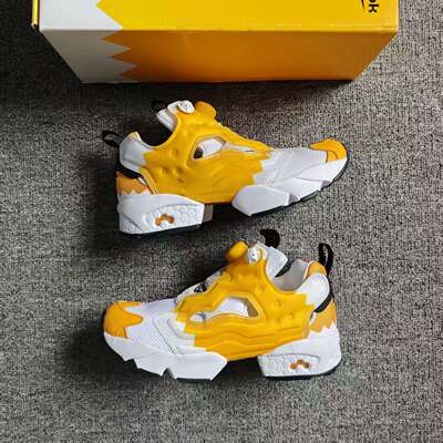 REEBOK锐步男女同款懒蛋蛋联名PUMP FURY碳板充气复古跑鞋EH2799