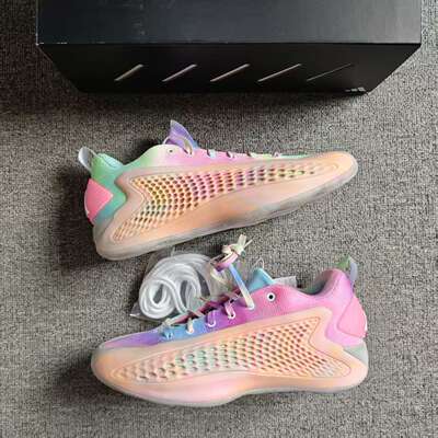 ADIDAS阿迪达斯爱德华兹AE1低帮扎染男女实战篮球鞋JR3915