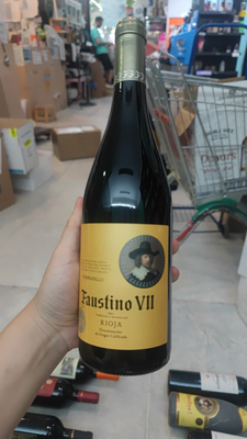 西班牙直邮里奥哈菲斯特五世珍藏faustino福斯蒂诺干红葡萄酒