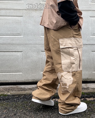 hiphop多口袋工装裤工装裤休闲