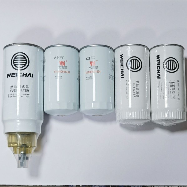 潍柴50装载机铲车配件机油滤芯0818柴油滤芯81334油水分离器PL420