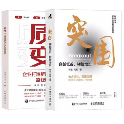【全2册】突围 穿越低谷韧性增长+质变 企业打造新质生产力路线图 邮电出版社