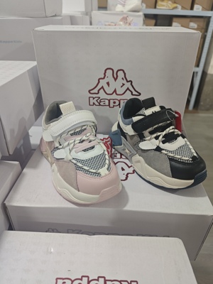 撤柜卡家背靠背童鞋春秋款女童运动鞋中大童透气老爹鞋时尚轻便