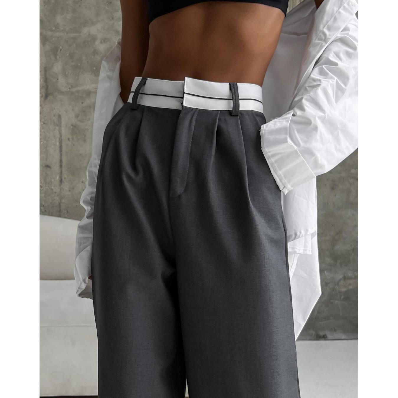 2024 New Casual Pants Floor Mop Suit Pants
