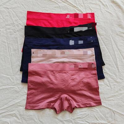 女式欧美小平角无缝内裤底裤大码