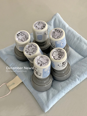 pupuhome中文版批改作业手帐素材可爱光敏印章原创打卡印章教师