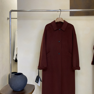 some-进口苏力经典长款气质休闲羊毛外套（含90澳毛）轻起-25909