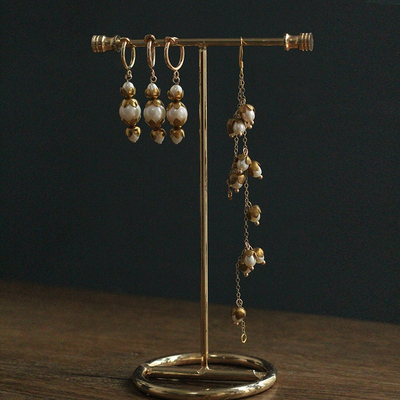 清野集一耳三钳复古14k包金包金