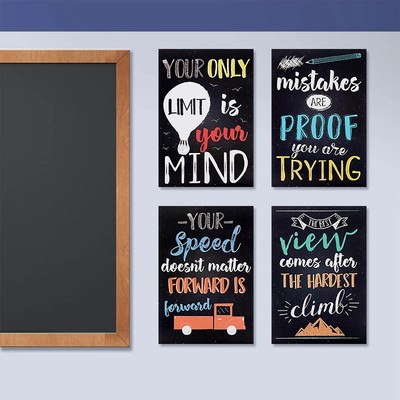 Motivational Classroom Wall Art Posters Inspirational Quotes