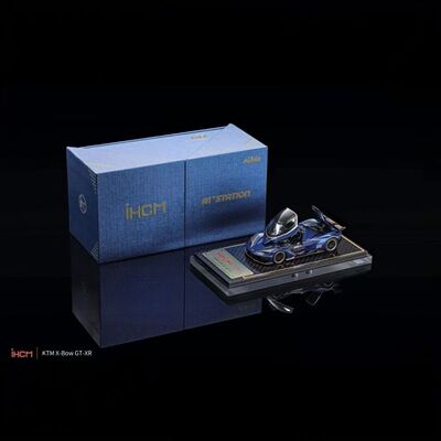 现货 佛山展限定 IHCM 1:64 KTM X-Bow GT-XR 蓝碳 合金收藏车模