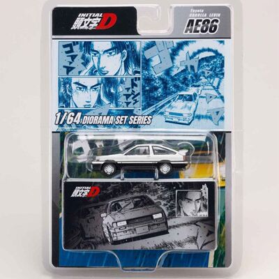 HobbyJapan 1:64 MAZDA RX-7  头文字D 汽车模型