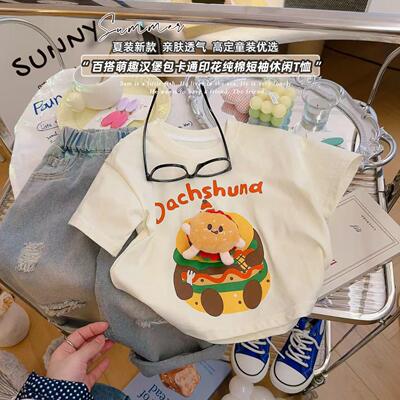 儿童短袖恤夏装2026新款男女童