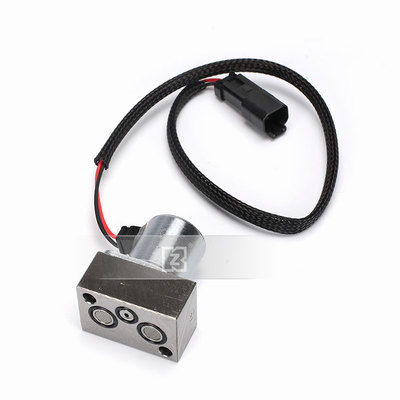 挖掘机 适用PC200-7液压泵朱仔泵电磁阀带座 702-81-57400 KZ品牌