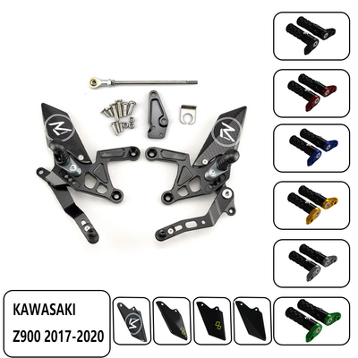 适用于 川崎 Z900 17-24年 改装脚踏 升高脚踏总成刹车挡换挡支架