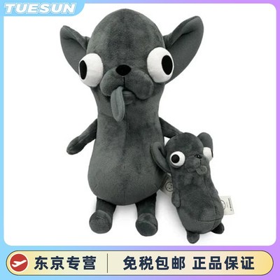 日本ChiHuaHua变异吉娃娃玩偶挂件公仔搞怪黑色小狗毛绒玩具礼物