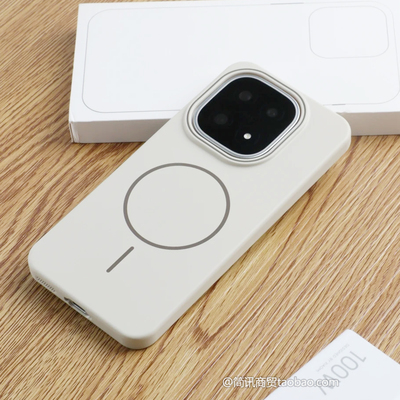适用iQOO15手机壳细环Magsafe磁吸充电壳vivo爱酷15/13/12超薄磨砂硬壳防指纹vivoS50/30proMini高级感灰白色