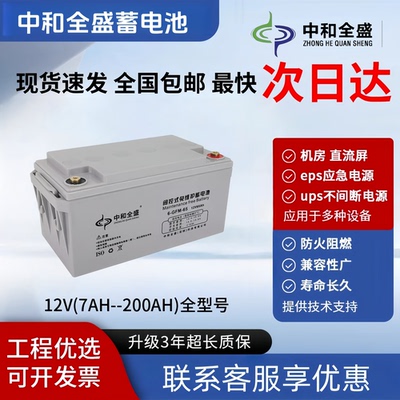 中和全盛12V蓄电池UPS直流屏