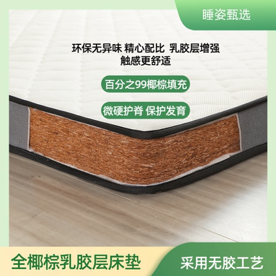 护脊防螨A类抗菌学生椰棕床垫