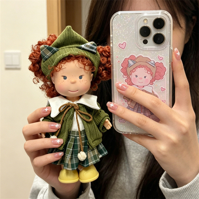 土豆娃娃pippa搪胶公仔24cm洋娃娃新款生日礼物套装六一儿童节礼