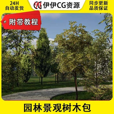 UE5虚幻5 Landscaping Small Trees 1 园林景观树木包