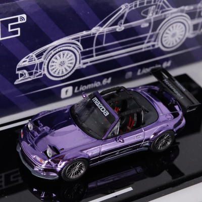 LIOMIO 164 MX5 HEC2026 马自达 合金汽车模型收藏摆件