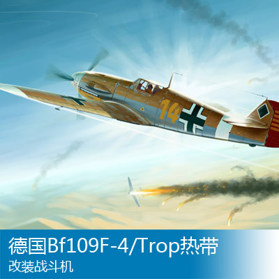 小号手 1/32 Bf109F-4/Trop热带改装战斗机 02293