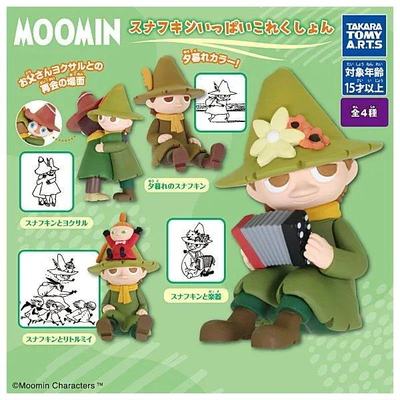 扭蛋盒蛋 TAKARA TOMY  MOOMIN 史力奇角色摆件 4款可选