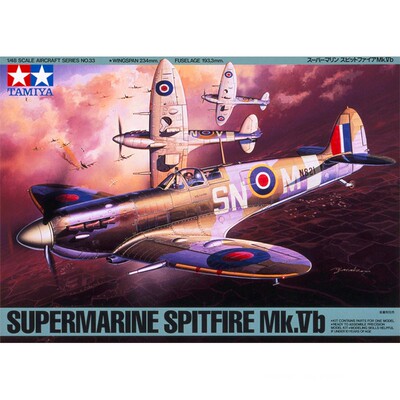 田宫拼装模型 1/48 英国 喷火式Mk.Vb 战斗机 61033