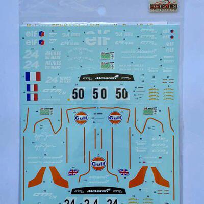 SKDecals水贴1/24McLarenSen