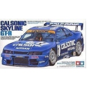 现货田宫拼装汽车模型 1/24 日产Calsonic Skyline GTR赛车 24184