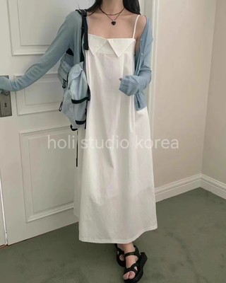 现~韩国代购东大门代购pretty young thing 女士吊带连衣裙