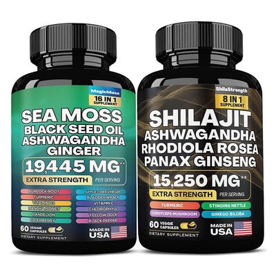 Shilajit capsules喜来芝Seaweed capsule海藻胶囊sea moss