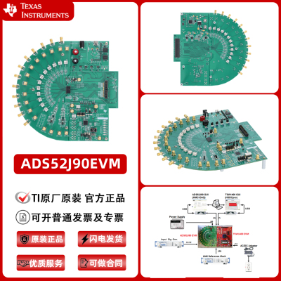 ADS52J90EVM ADS52J90 14 位多通道低功耗高速 ADC 评估模块