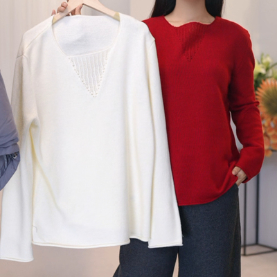 16【沐雅子】01199羊绒打底衫