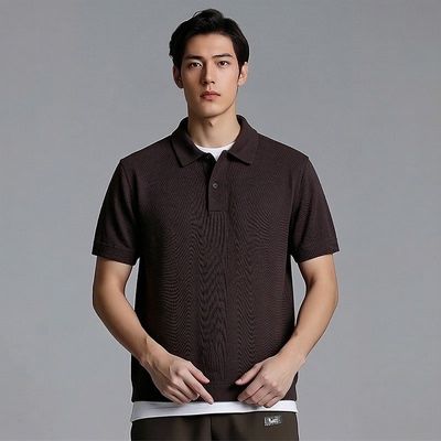 H261037556爱登堡男装专柜正品春装2026春季新款短袖羊毛衫针织衫